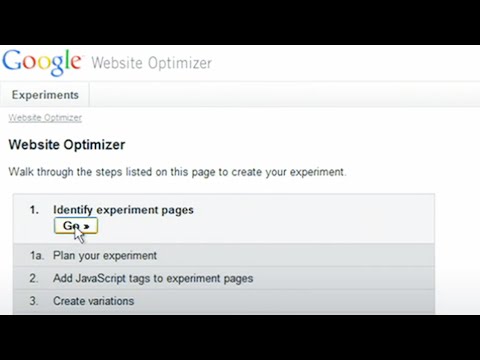 Google Website Optimizer: how to support and how to set up Google ...