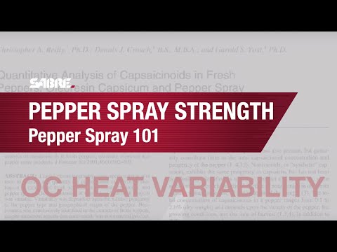 Pepper Spray 101 - What Determines Pepper Spray Strength