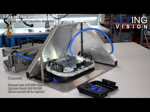 Vacuum Box Testing for Large Lapwelds | Enhanced Leak Detection with Silicone Spacers