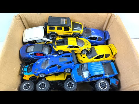 Box Full of Model Cars -Mazda Mx5, Koenigesgg Jesko, Lamborghini Scv12, Byd Yang Wang U8, Toyota Car