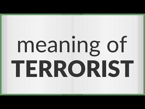 Terrorist | meaning of Terrorist