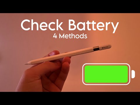 How to check Apple Pencil USB C Battery Percentage