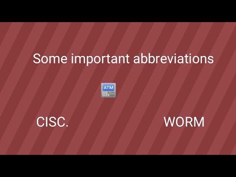 Lec-07 || Full form of ATM || Full form of WORM || FAT || CISC || @Learnwitharb