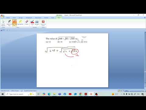 The value of (248 + (52 + (144)^(1/2))^(1/2))^(1/2) is