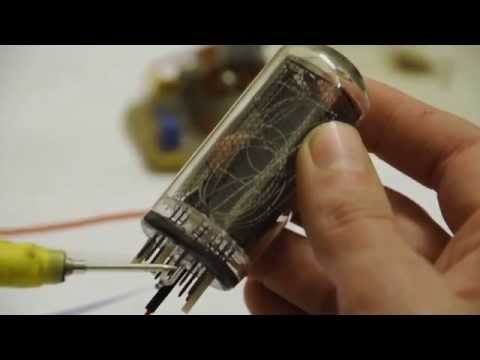 Test of legendary IN-18 Nixie Tube for Nixie Clock Rare Vintage USSR tube ИН-18