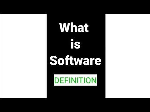 What is a software || definition of software #shorts