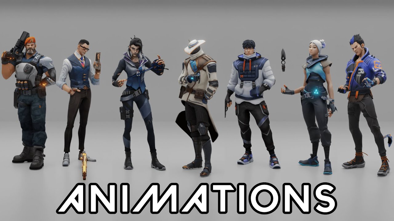 All Valorant Agent Select Animations Without Effects