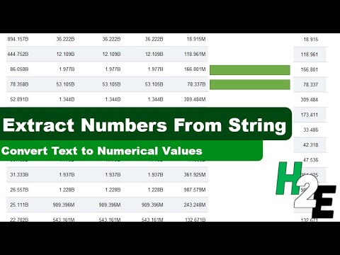 Extract Numbers From String in Excel