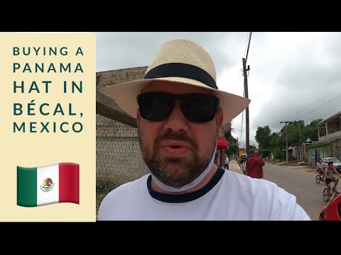 Buying a Panama Hat in Bécal Mexico Travel Vlog 🇲🇽