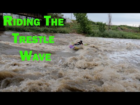 Riding Trestle @ 2000 to 1600 cfs