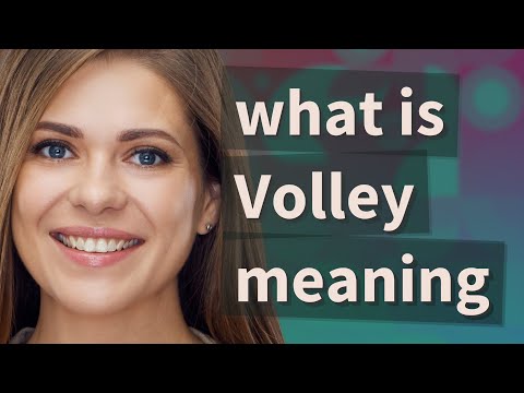 Volley | meaning of Volley