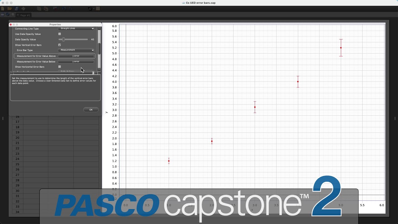 Create Custom Variable Error Bars (Capstone)
