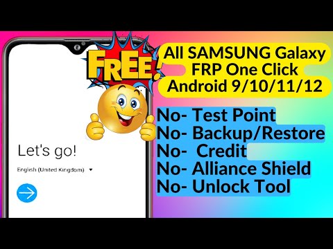 All SAMSUNG FRP One Click| Free SamFw FRP Tool Remove Samsung FRP one click|Remove FRP one click