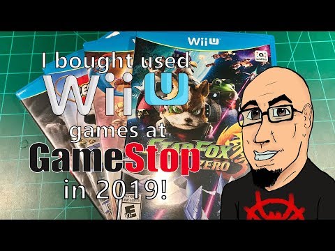 Buying Used WiiU GAMES at GAMESTOP in 2019