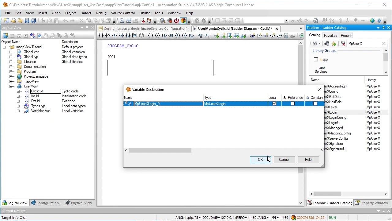 mapp UserX 1 - creating a user management system [sub: EN, DE, JA, PL]