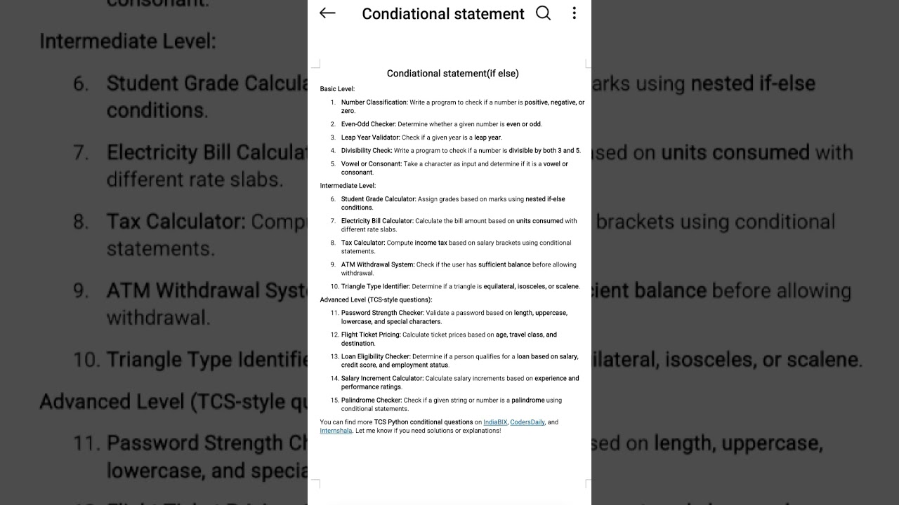 Master Conditional Statements in Python | If-Else Practice Problems for Beginners to Advanced
