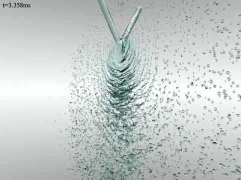 Simulation of impinging jets atomization | Multijet Spray Technology