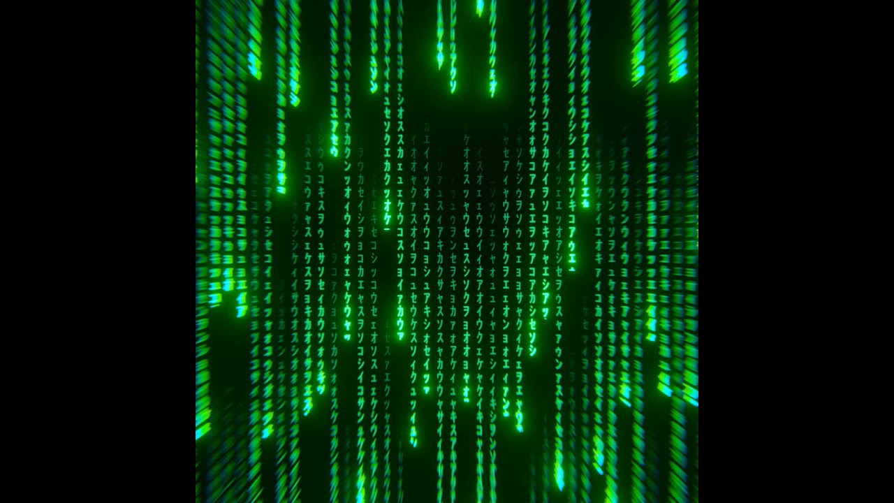 The Matrix Code thing Render
