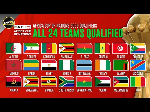 🟢 CAF Africa Cup of Nations 2025 Qualifiers: All Teams Qualified ✅