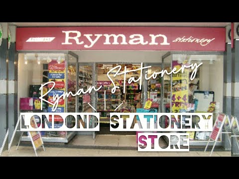 stationery shops in london • ryman stationery [UK]