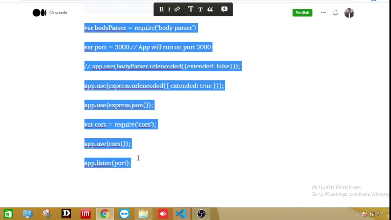 Basic Backend Setup in NodeJS | Boilerplate