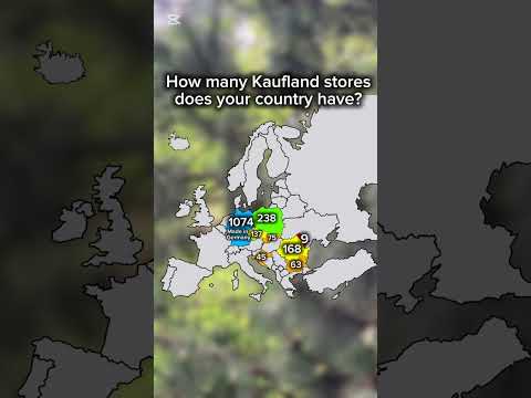 How many Kaufland stores does your country have?