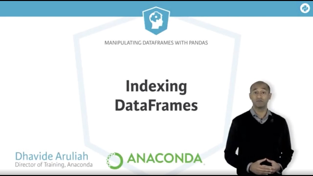 Python Tutorial : Indexing DataFrames