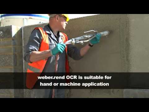 weberend OCR | One coat render | Weber UK