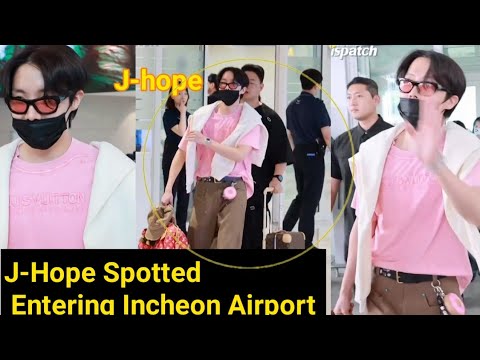 Live Video! J-Hope Just Showed Up at Incheon Airport—And Everyone LOST IT!"