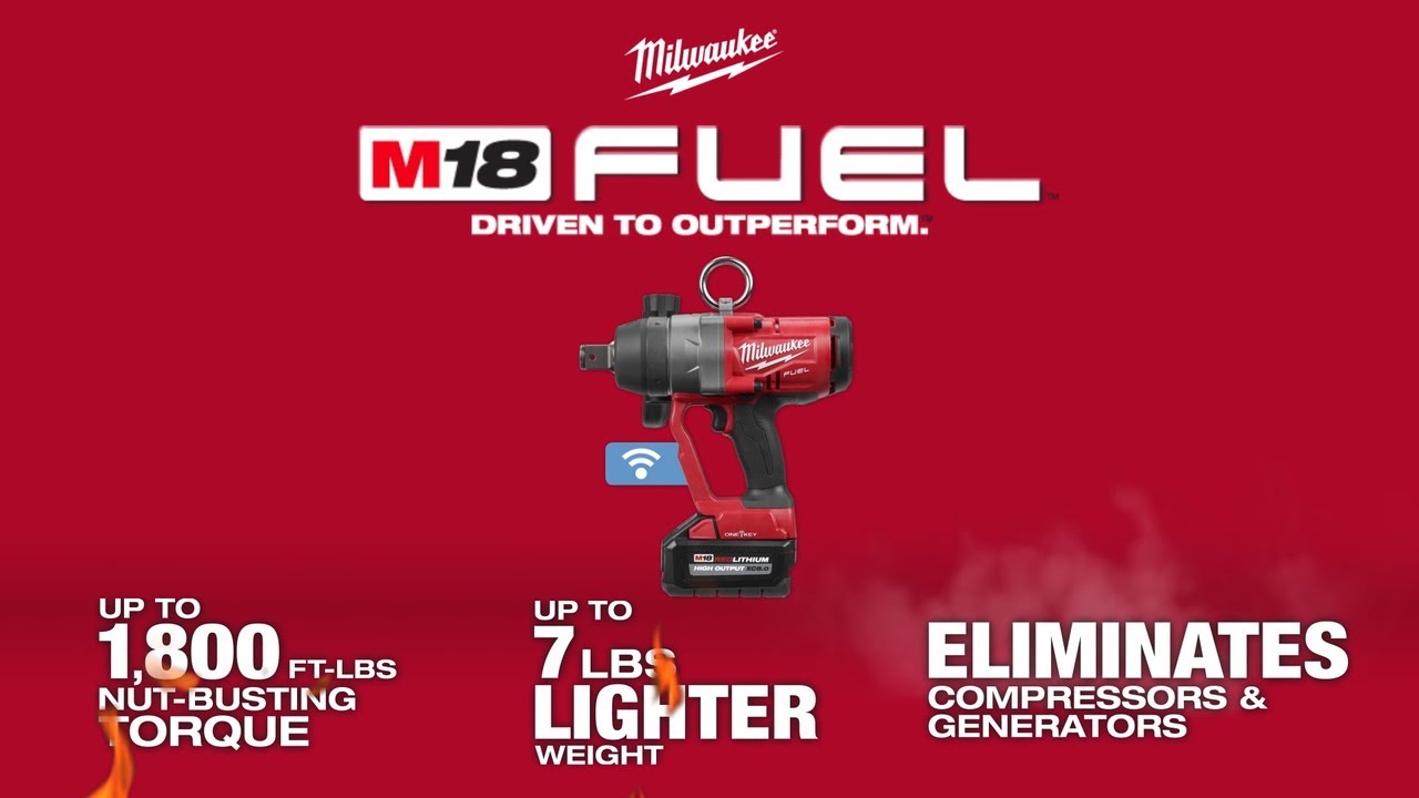 Milwaukee® M18 FUEL ™ 1” High Torque Impact Wrench w/ One Key™