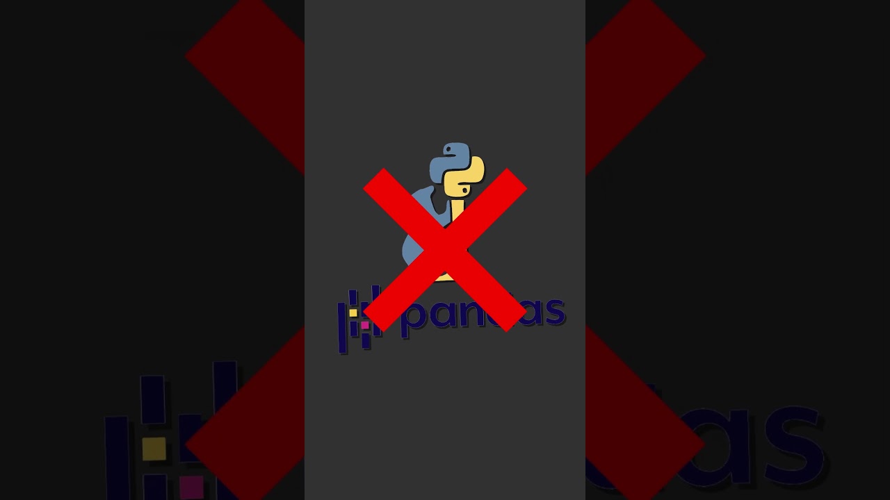 STOP Using Pandas. Use Polars Instead! #shorts