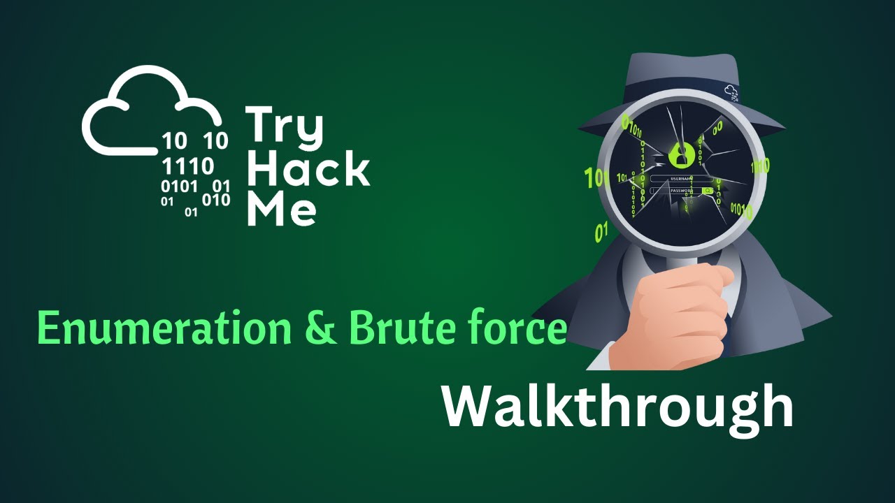 Enumeration & Brute Force TryhackMe walkthrough
