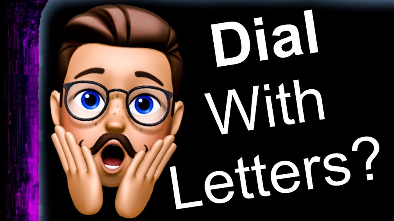 Dialing with letters on iPhone 14?