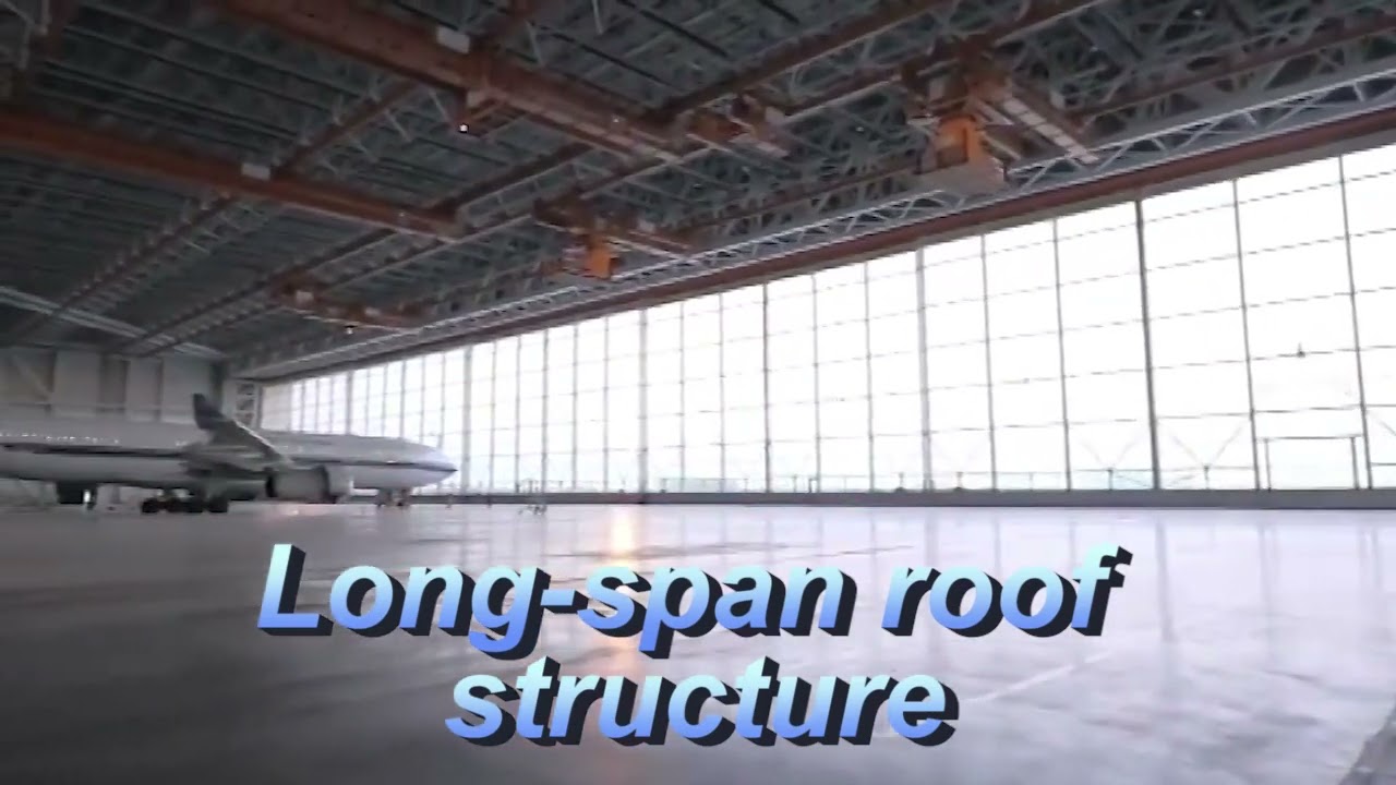 Steel structure aircraft hangar