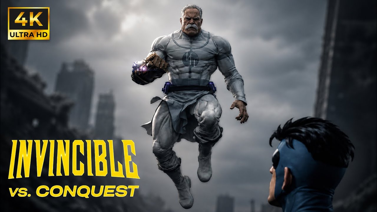 INVINCIBLE VS CONQUEST | Cinematic Fight Part 1 