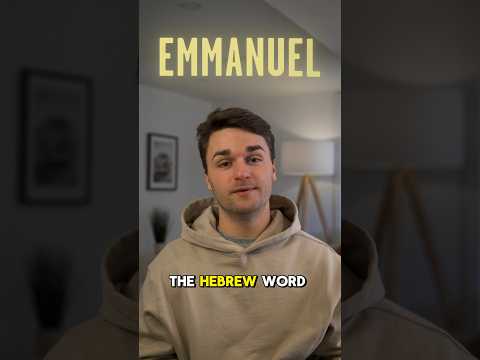 Why Was Jesus Called EMMANUEL?