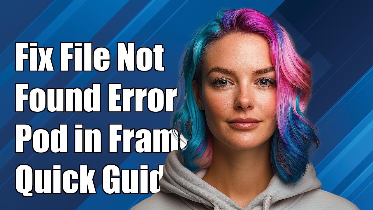How to Fix 'File Not Found' Error When Including Pod in Framework Target