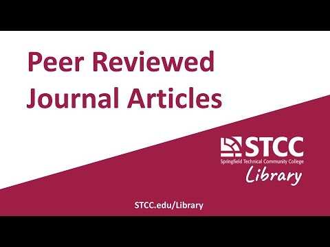 How to Find Scholarly/Peer Reviewed Journal Articles