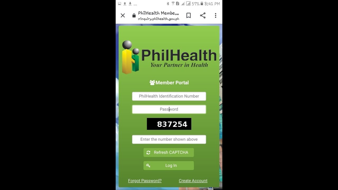 HOW TO CREATE PHILHEALTH ACCOUNT ONLINE #shorts