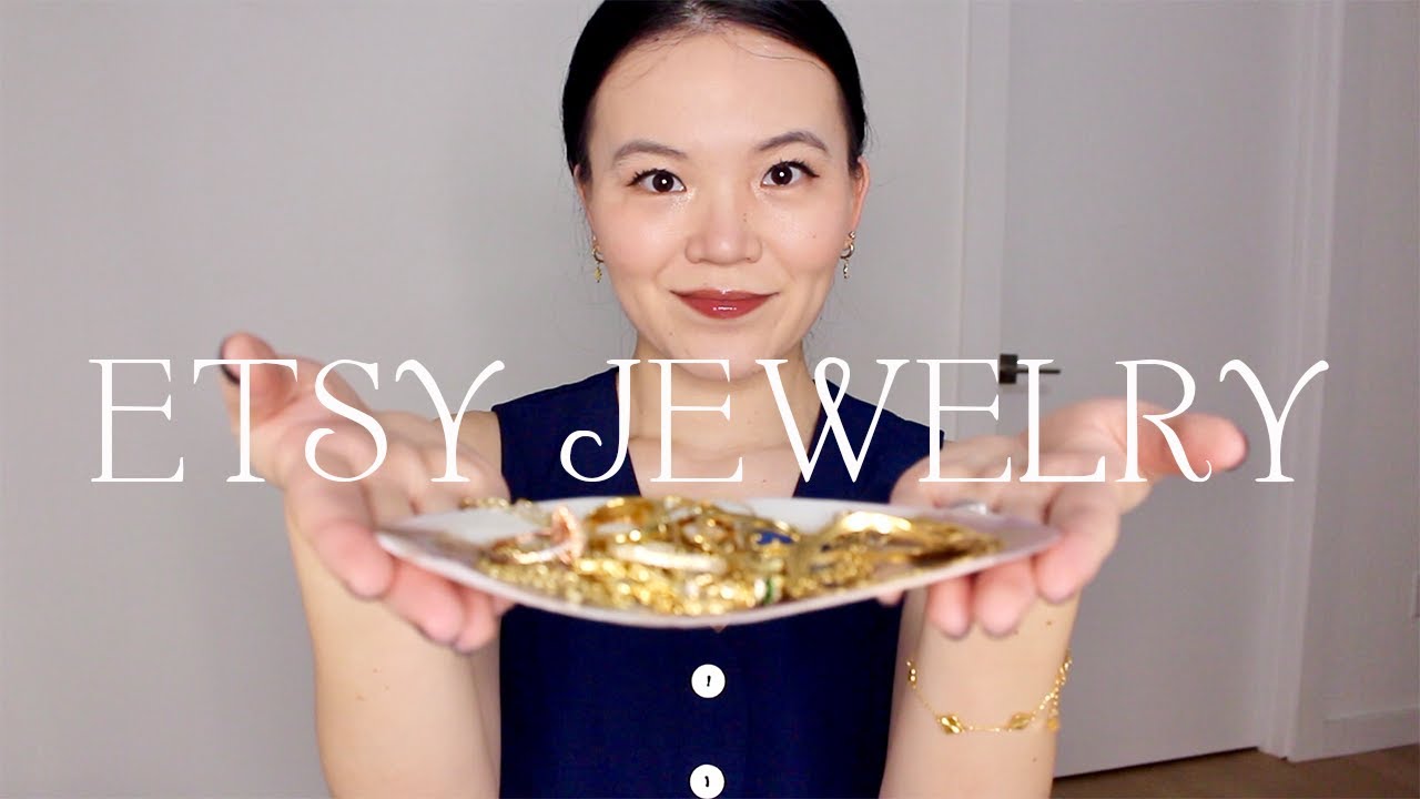 BEST ETSY JEWELRY | Etsy jewelry collection, affordable dainty gold jewelry, VCF dupe, Etsy shops