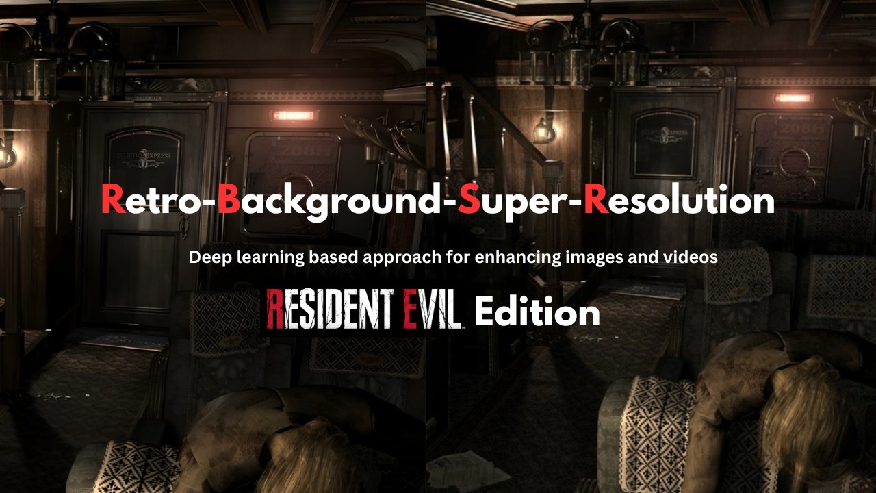 Deep Learning Super-Resolution for Resident Evil: Images and Video Restoration