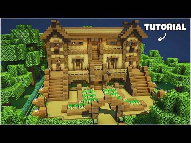 Grand Survival Base (+Tutorial in Description) 🏡13 Minecraft Map