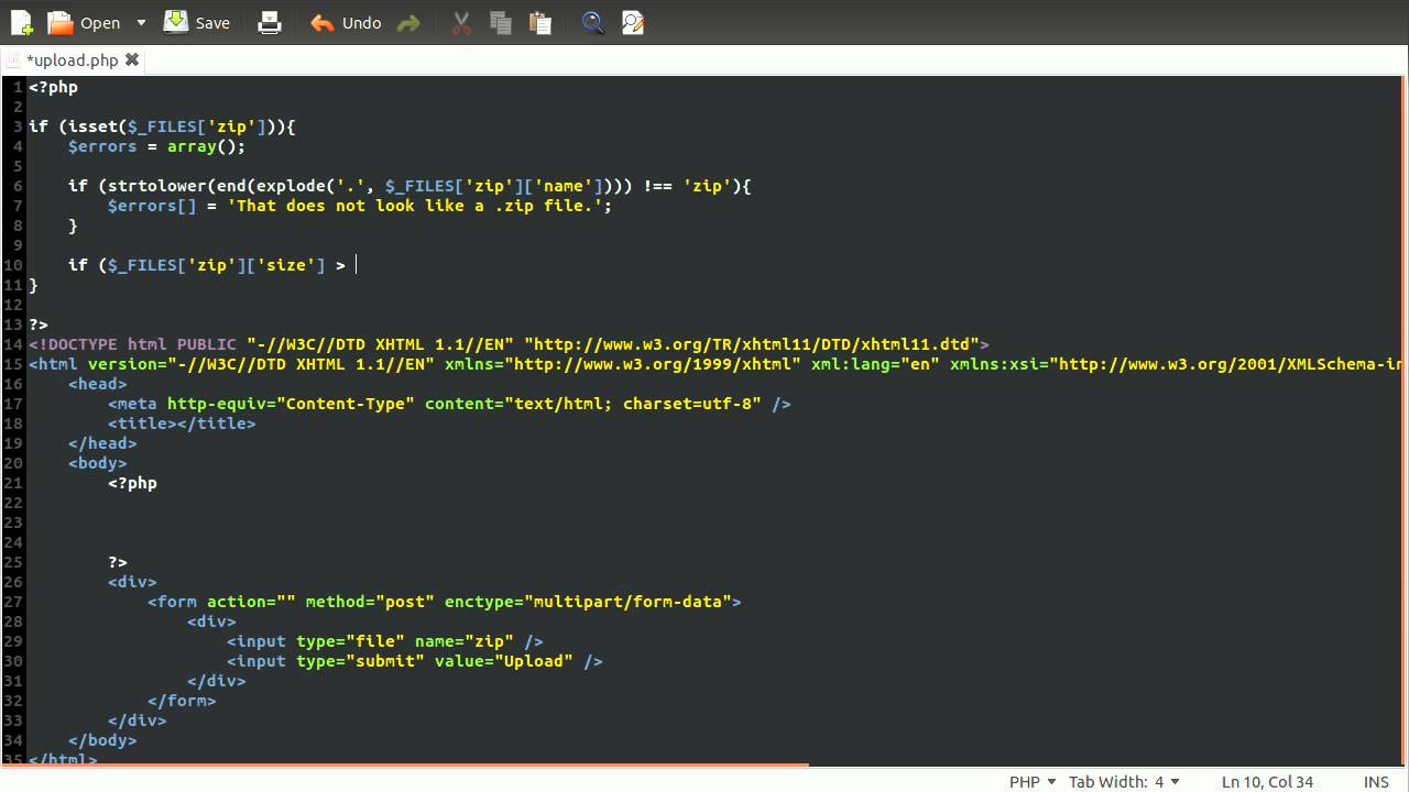 PHP Tutorial: Extracting .zip Files [part 01]
