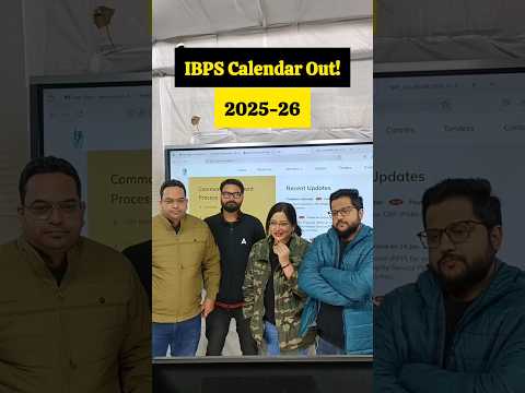 🔴 IBPS Calendar Out 2025-26 | Know Complete Details🔴
