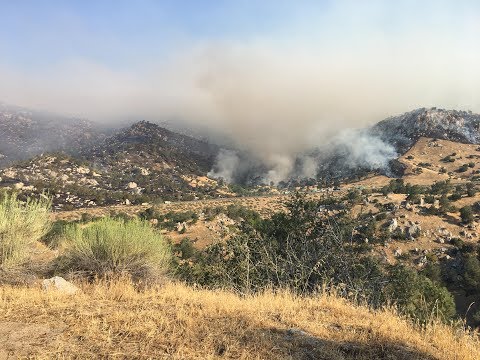 Hwy 178 reopens as wildfire keeps burning west of Bodfish