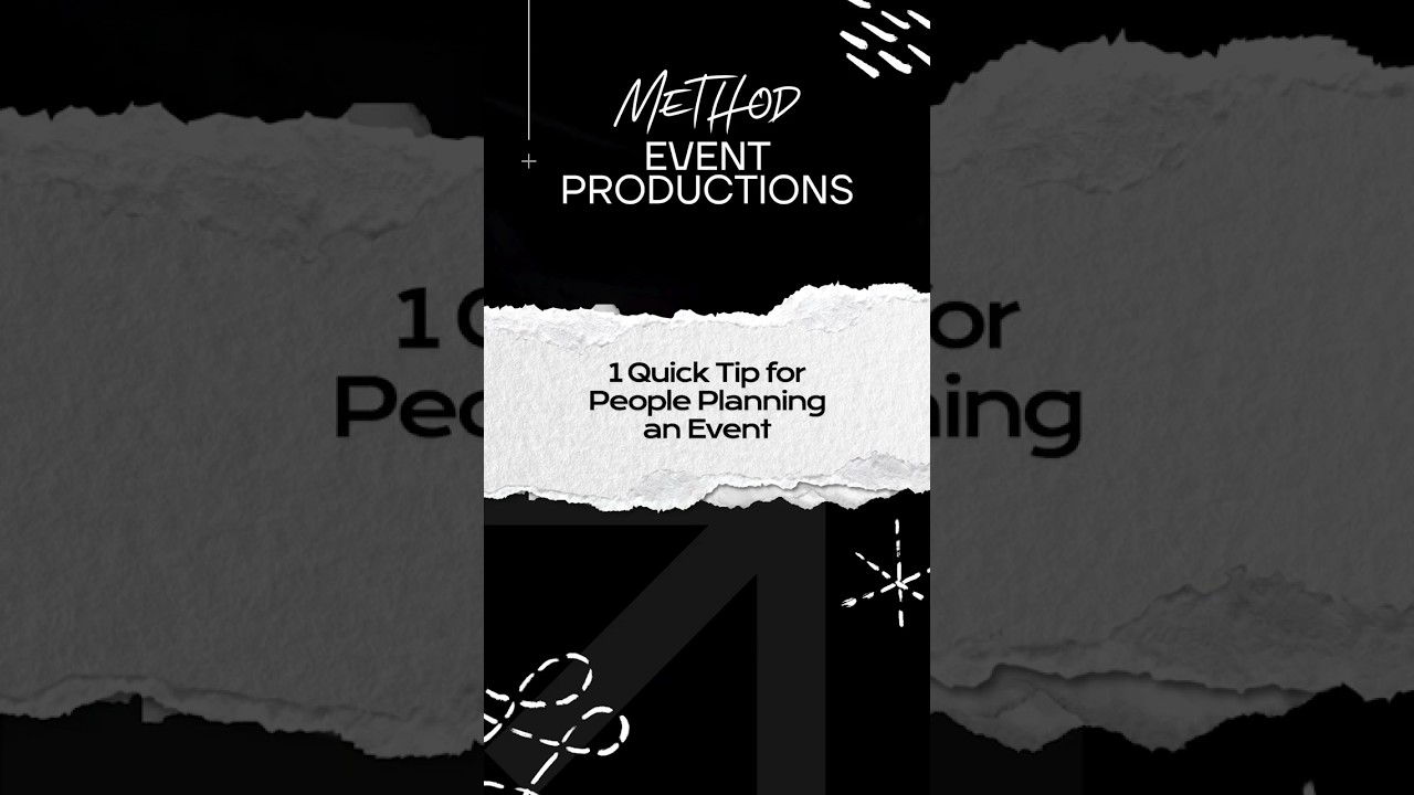YT Short 2  1 Quick Tip For People Planning an Event Final
