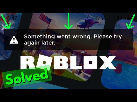 Fix roblox something went wrong please try again later login problem solved