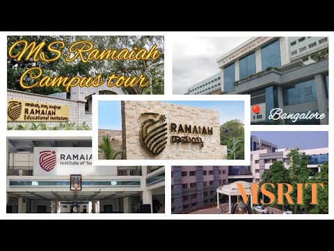 MS Ramaiah Campus tour | MS Ramaiah institute of technology , banglore📍 #msrit #banaglore  #vlog