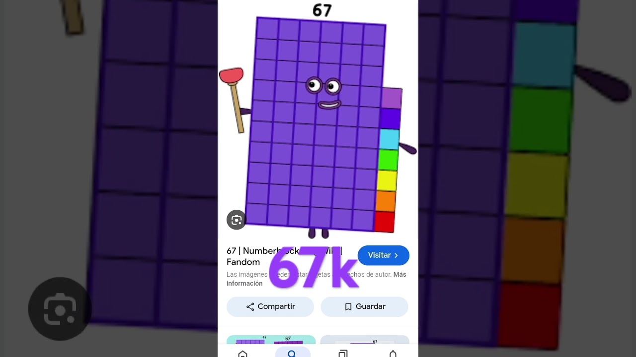 Numberblock 67 #numberblocks
