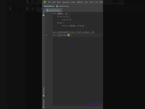 GCD of Two Numbers Using Python | Python Interview Question
